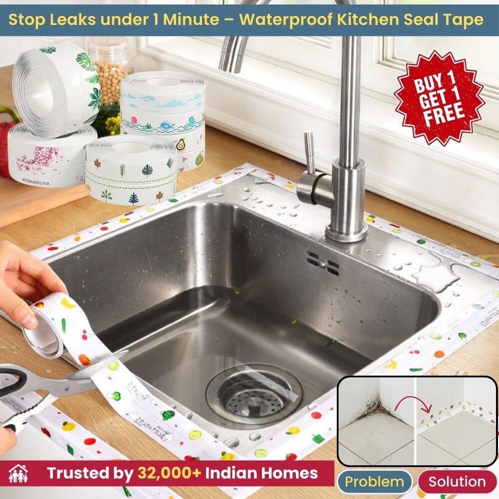 Waterproof Kitchen Seal Tape – Stop Leaks, Mold & Mess in Minute 🔥 Sum ...